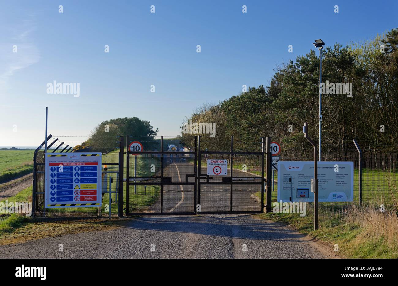 Hatton waste water treatment works hi-res stock photography and images ...