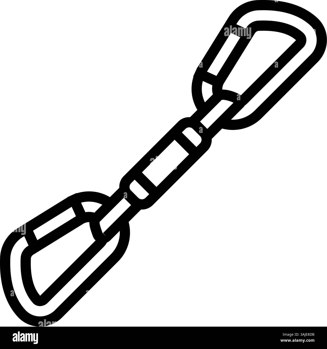 quickdraws rock climbing line icon vector illustration Stock Vector ...