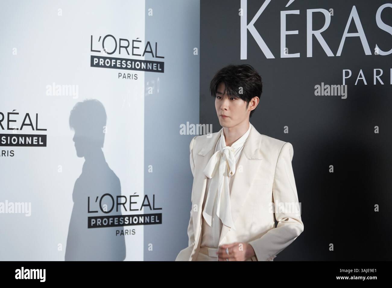 Chinese actor Tian Jiarui attends an activity in Shanghai, China, 9 April, 2025 Stock Photo - Alamy