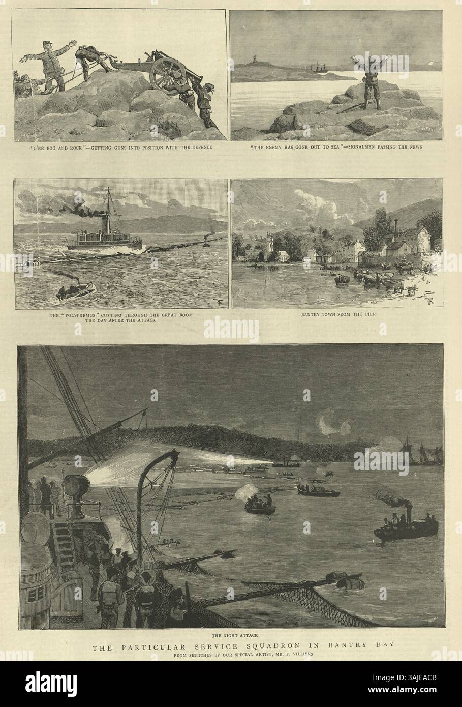 House British Royal Navy, Particular Service Squadron in Bantry Bay ...