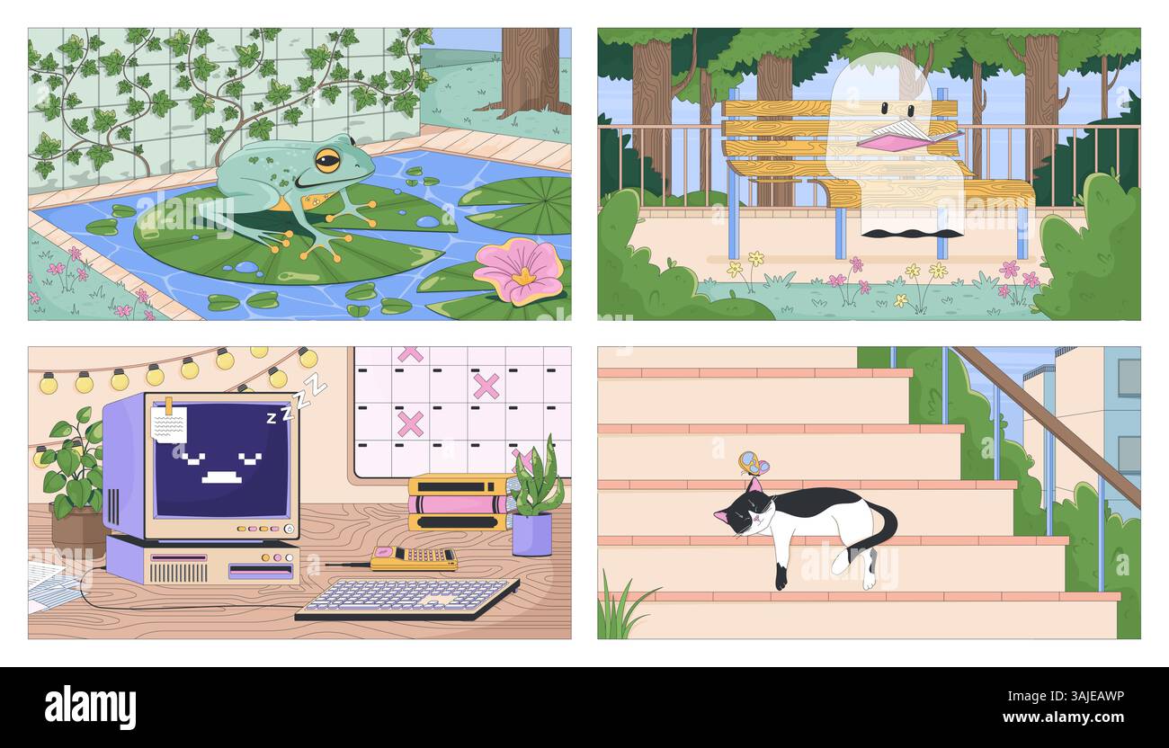 Aesthetic wallpapers Cut Out Stock Images & Pictures - Alamy