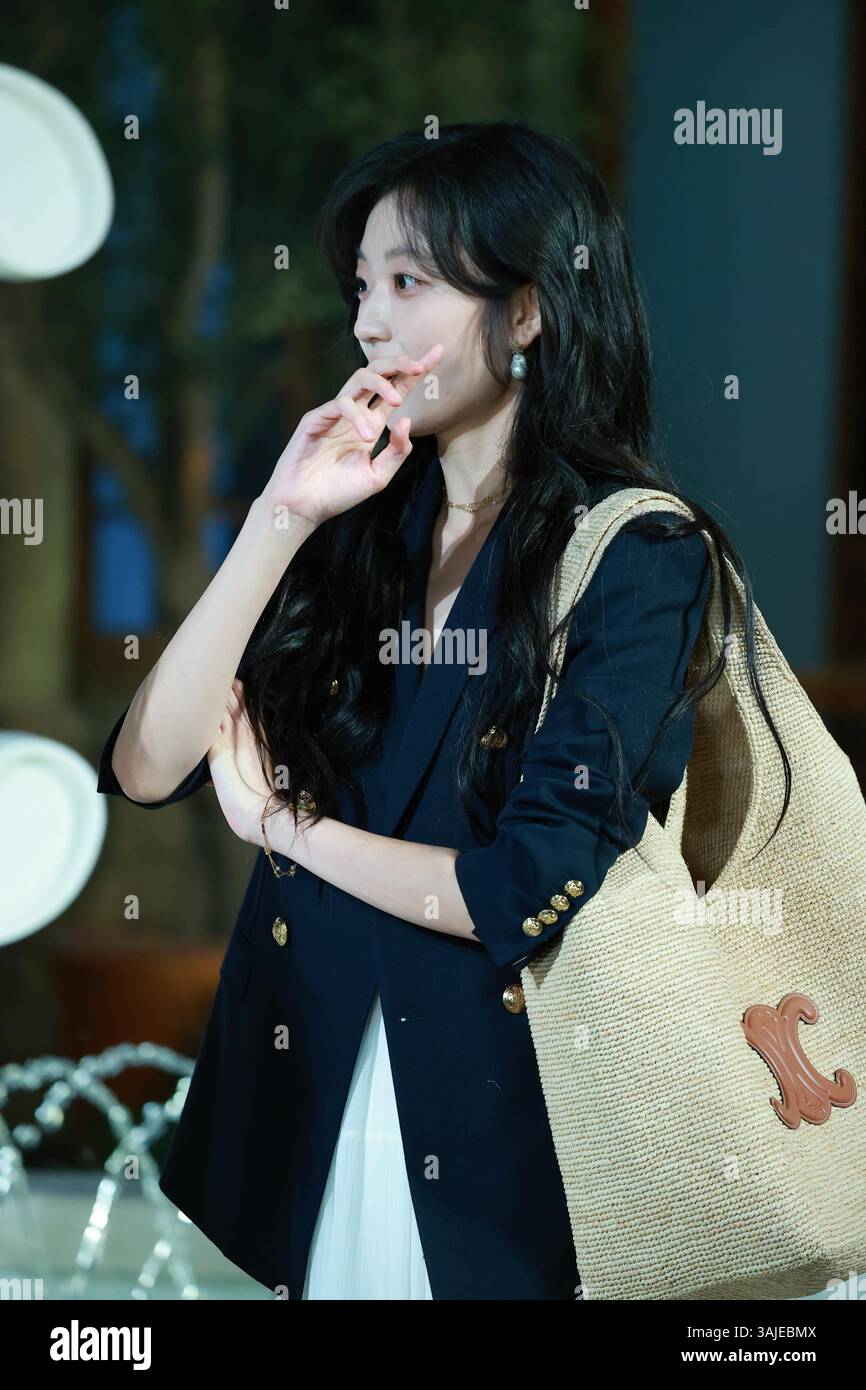 Chinese actress Sun Qian attends an activity in Shanghai, China, 10 ...