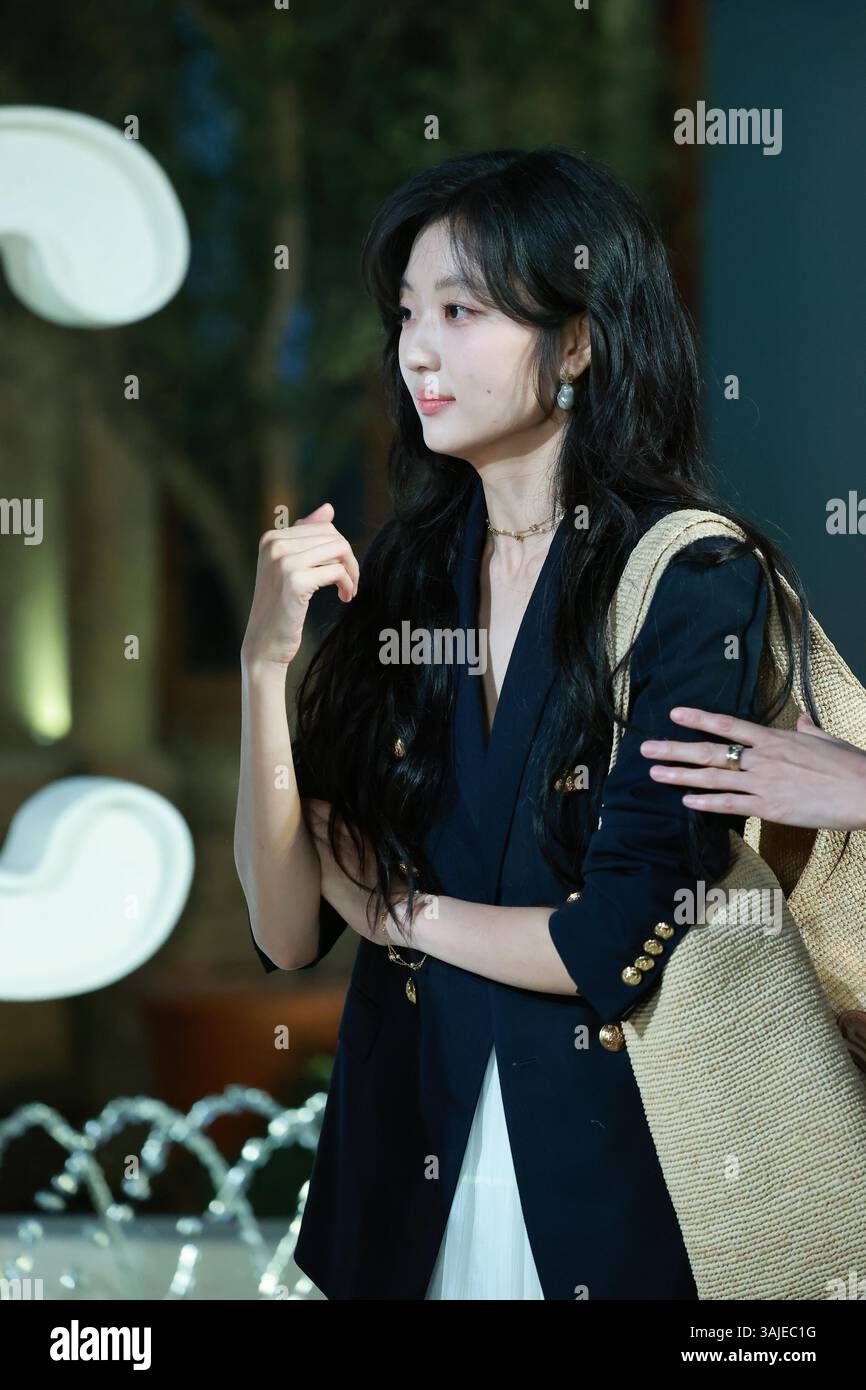 Chinese actress Sun Qian attends an activity in Shanghai, China, 10 ...