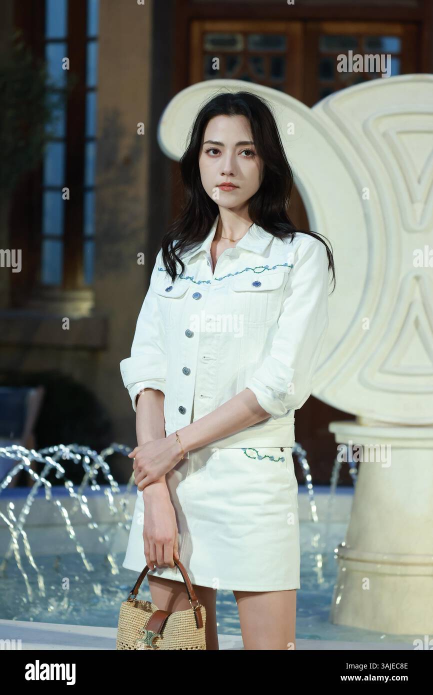 Russian actress Narana Erdyneeva attends an activity in Shanghai, China ...