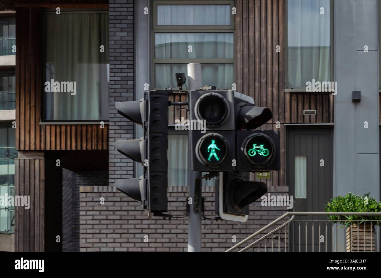 Belfast Co. Antrim Northern Ireland March 26 2025 - Pedestrian crossing ...