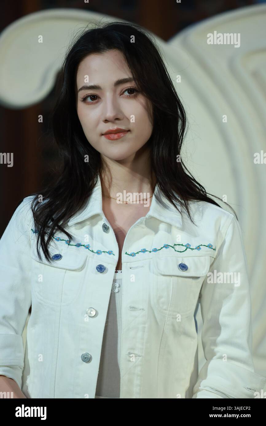 Russian actress Narana Erdyneeva attends an activity in Shanghai, China ...