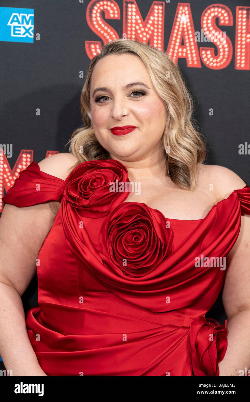 New York, NY, April 10, 2025: Megan Kane attends opening night of ...