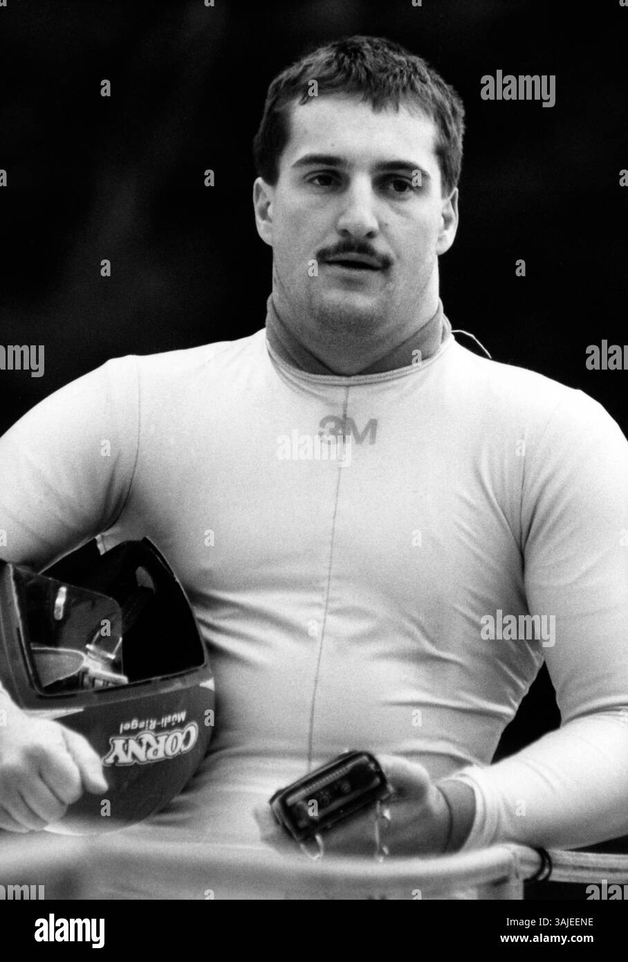 Georg Hackl, athlete, Germany, luge before the Olympic Games in ...
