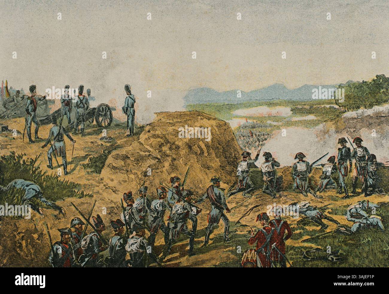 Peninsular War (1808-1814). Battle of San Marcial (Province of Zamora ...