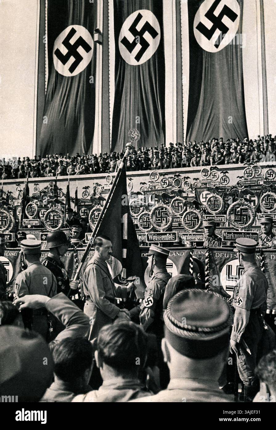 Germany, Nuremberg, 05.09.1934 Adolf Hitler (* April 20, 1889 in ...