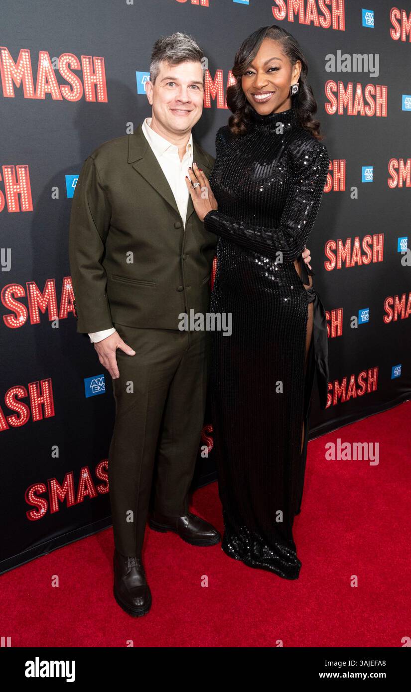 New York, NY, April 10, 2025: Stephen Oremus and Jenny Laroche attend ...