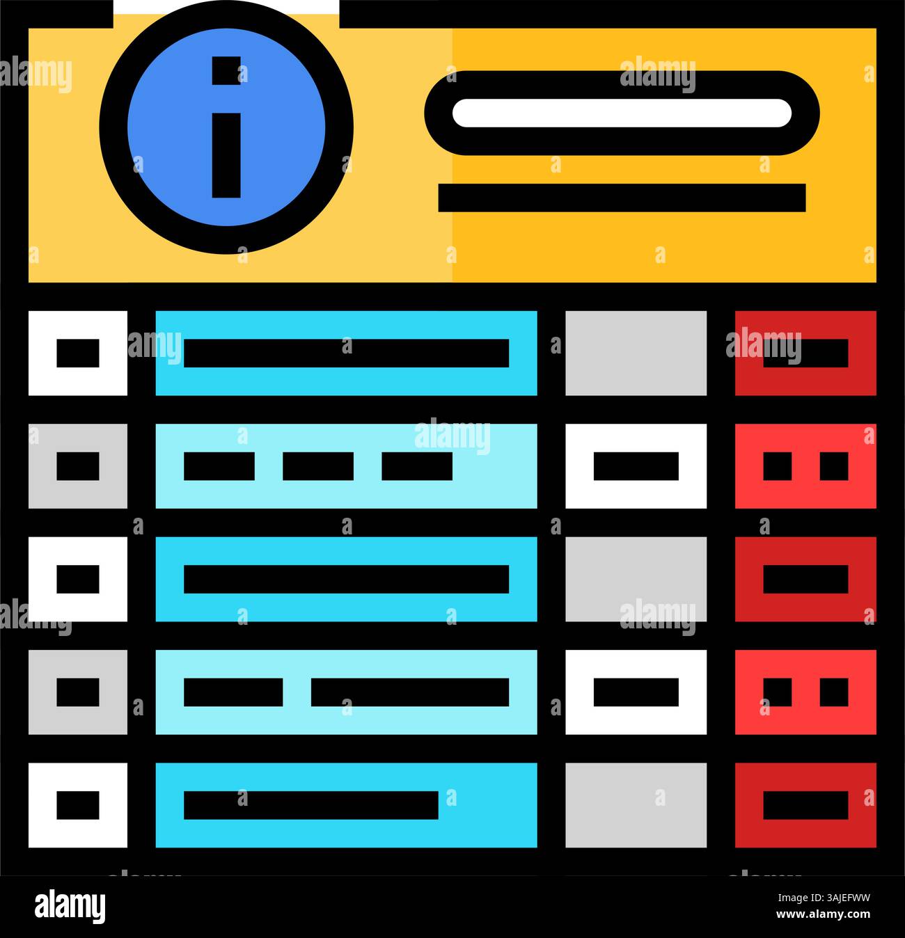 board information color icon vector illustration Stock Vector Image ...