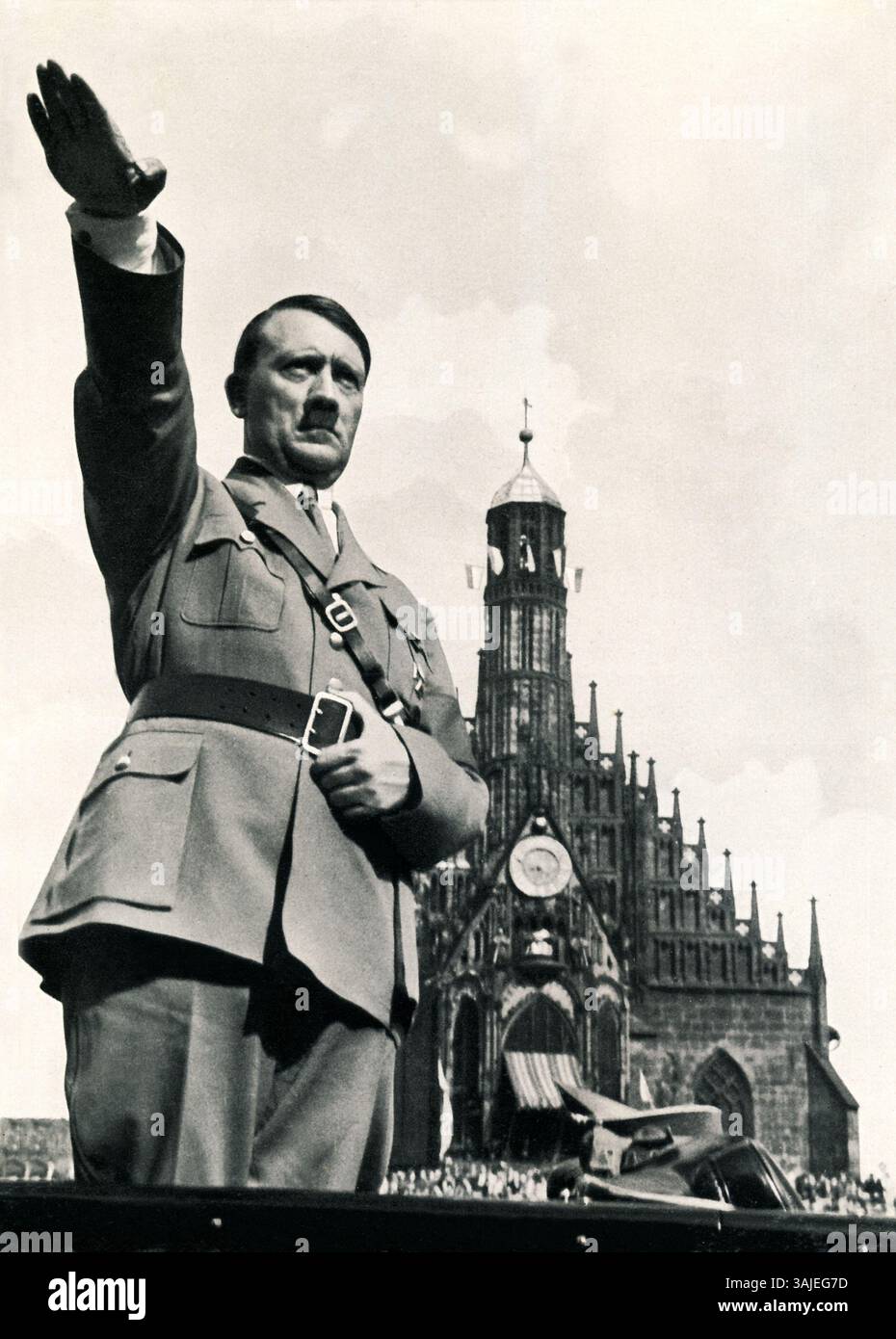 Germany, Nuremberg, 05.09.1934 Adolf Hitler (* April 20, 1889 in ...