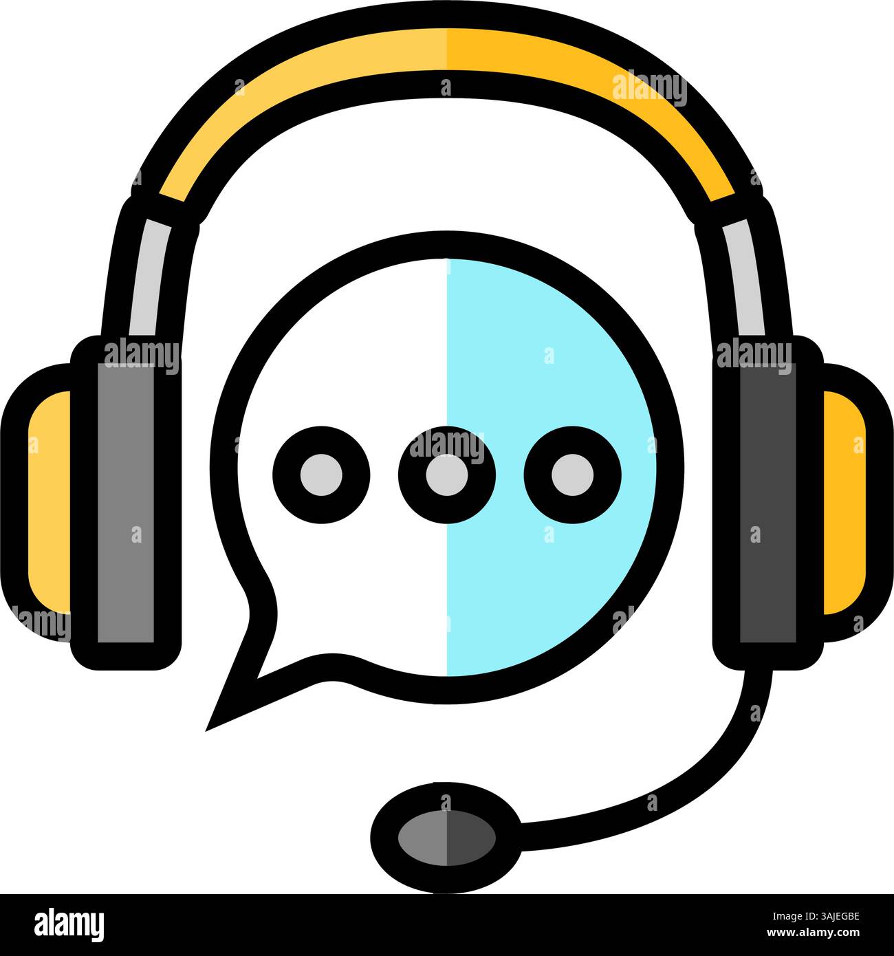 customer support information color icon vector illustration Stock ...