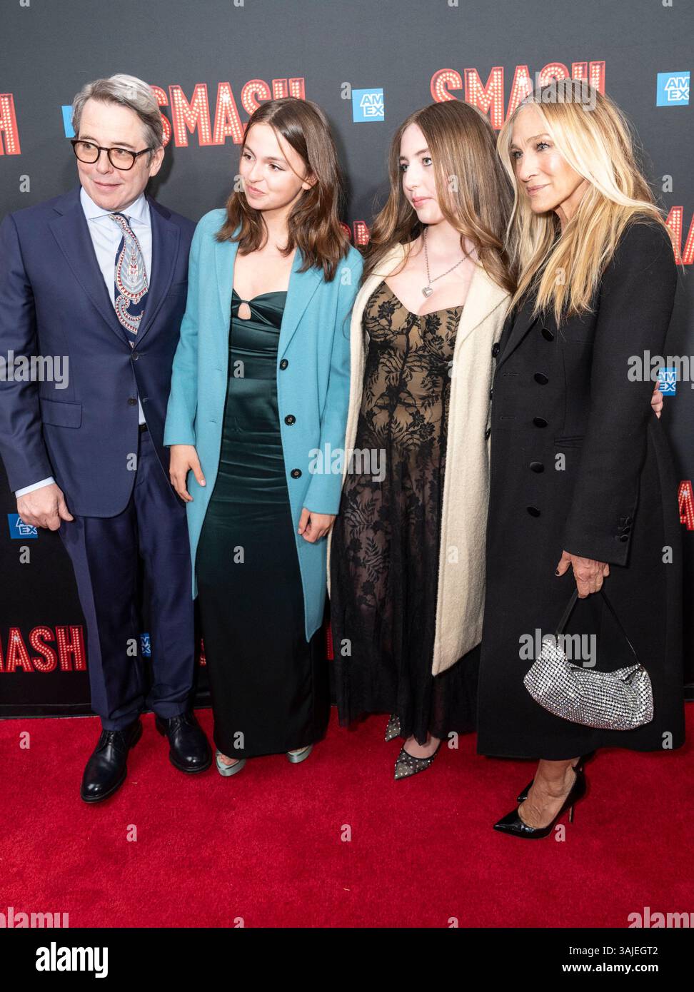 New York, NY, April 10, 2025: Matthew Broderick, Tabitha Hodge ...