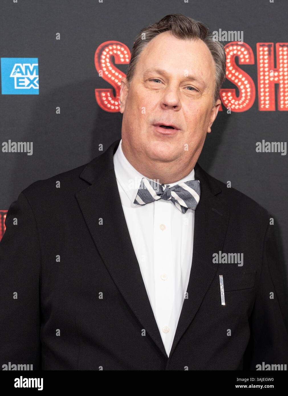 New York, USA. 10th Apr, 2025. Brooks Ashmanskas attends opening night ...