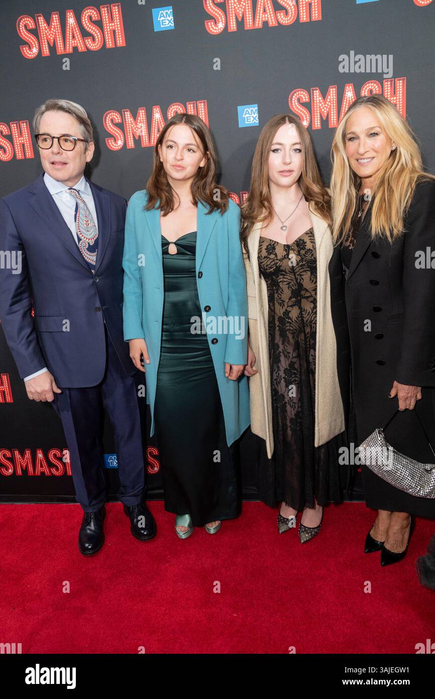 New York, USA. 10th Apr, 2025. Matthew Broderick, Tabitha Hodge ...