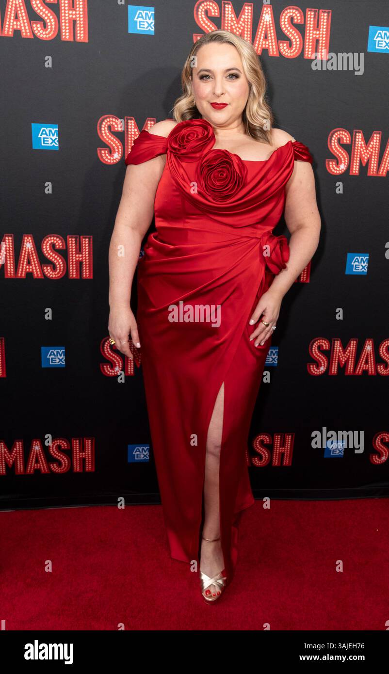 New York, USA. 10th Apr, 2025. Megan Kane attends opening night of ...