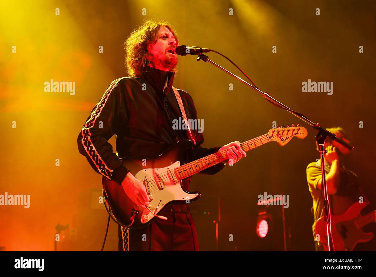 LONDON, ENGLAND - APRIL 10: Dave McCabe of ‘The Zutons’ performing at ...