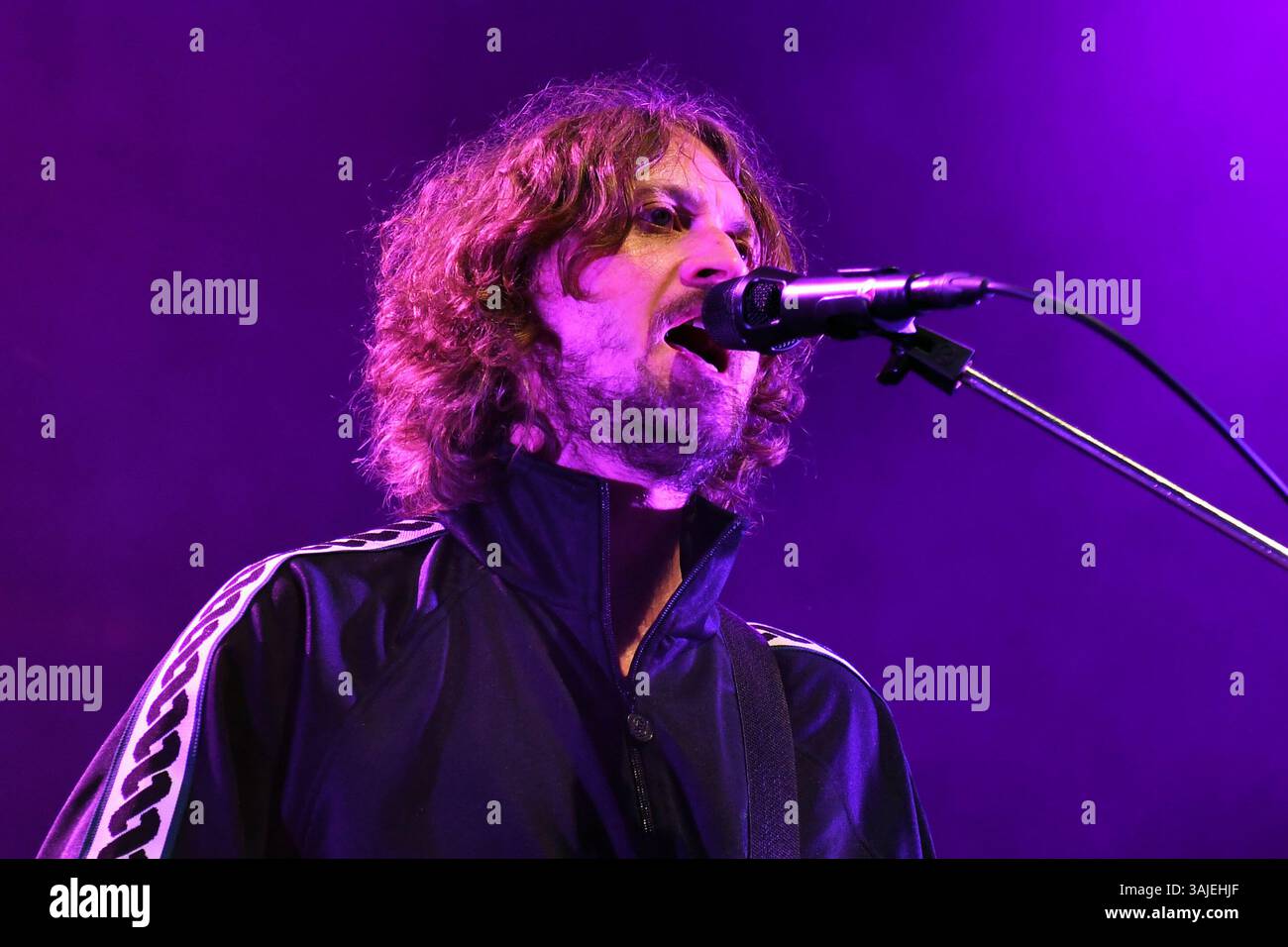 LONDON, ENGLAND - APRIL 10: Dave McCabe of ‘The Zutons’ performing at ...