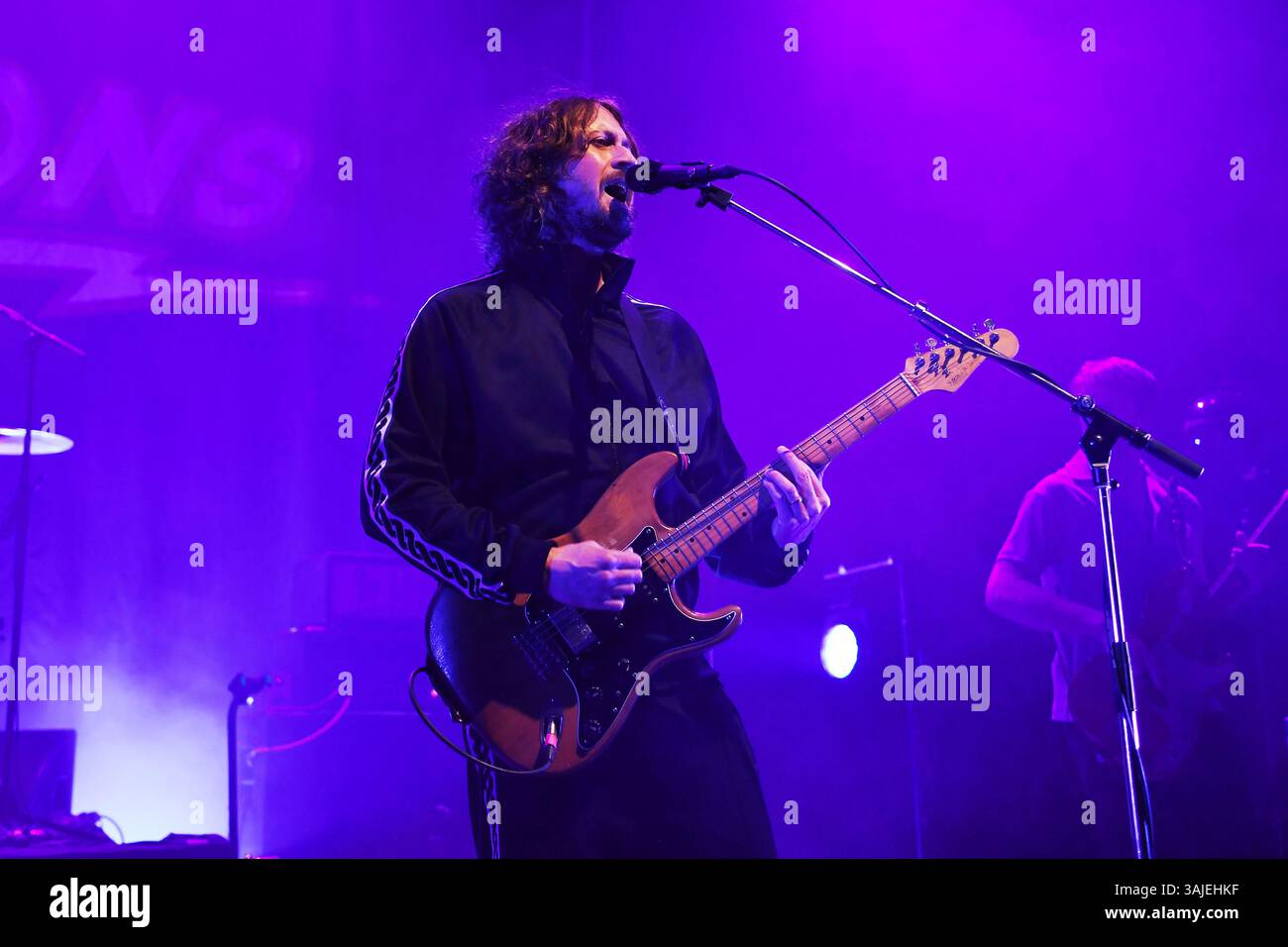 LONDON, ENGLAND - APRIL 10: Dave McCabe of ‘The Zutons’ performing at ...