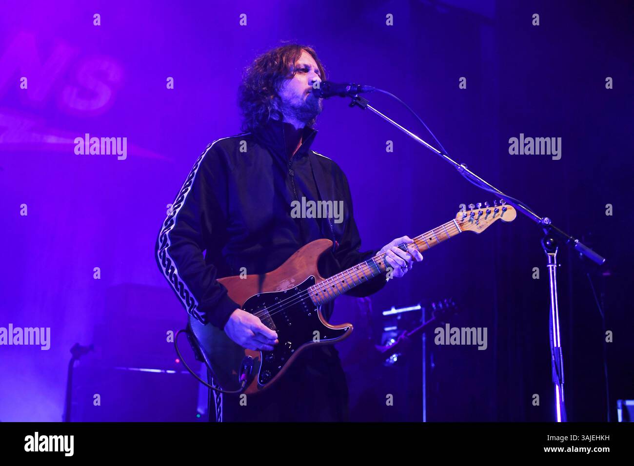 LONDON, ENGLAND - APRIL 10: Dave McCabe of ‘The Zutons’ performing at ...