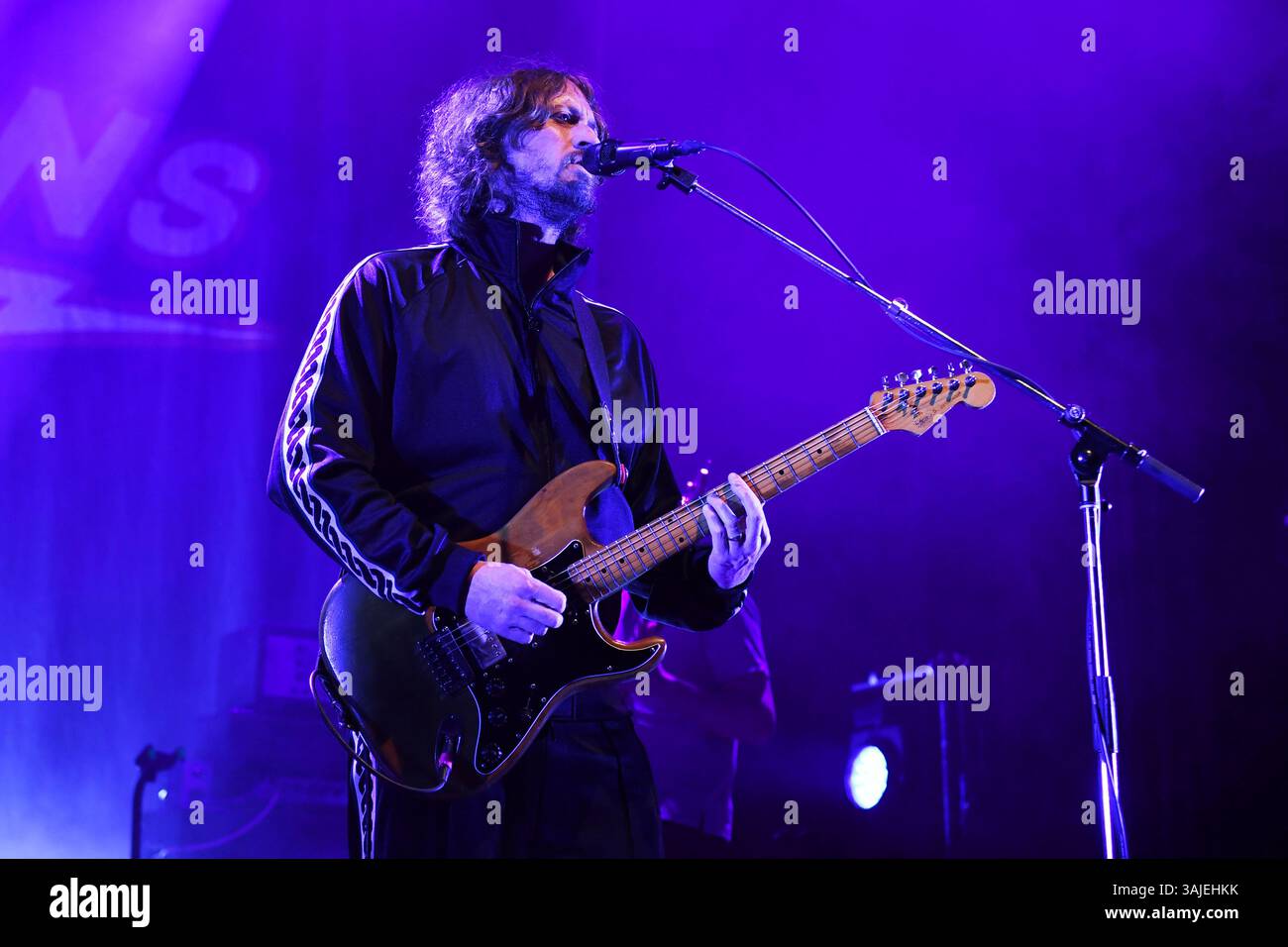 LONDON, ENGLAND - APRIL 10: Dave McCabe of ‘The Zutons’ performing at ...
