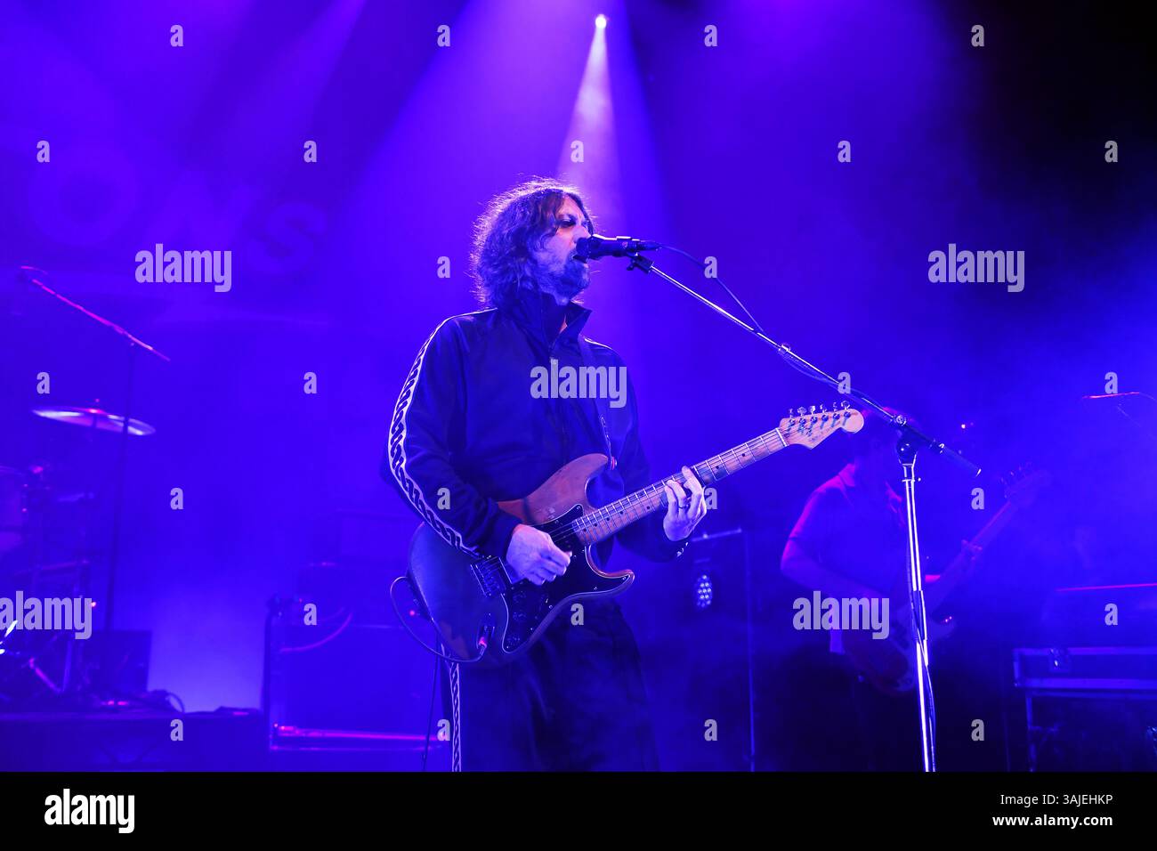 LONDON, ENGLAND - APRIL 10: Dave McCabe of ‘The Zutons’ performing at ...