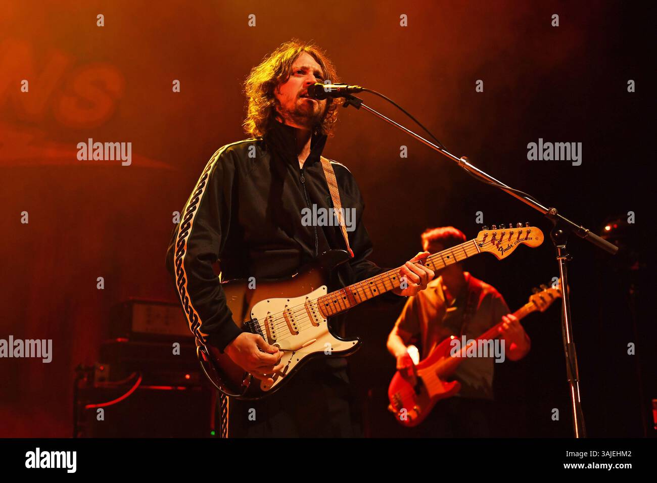 LONDON, ENGLAND - APRIL 10: Dave McCabe of ‘The Zutons’ performing at ...