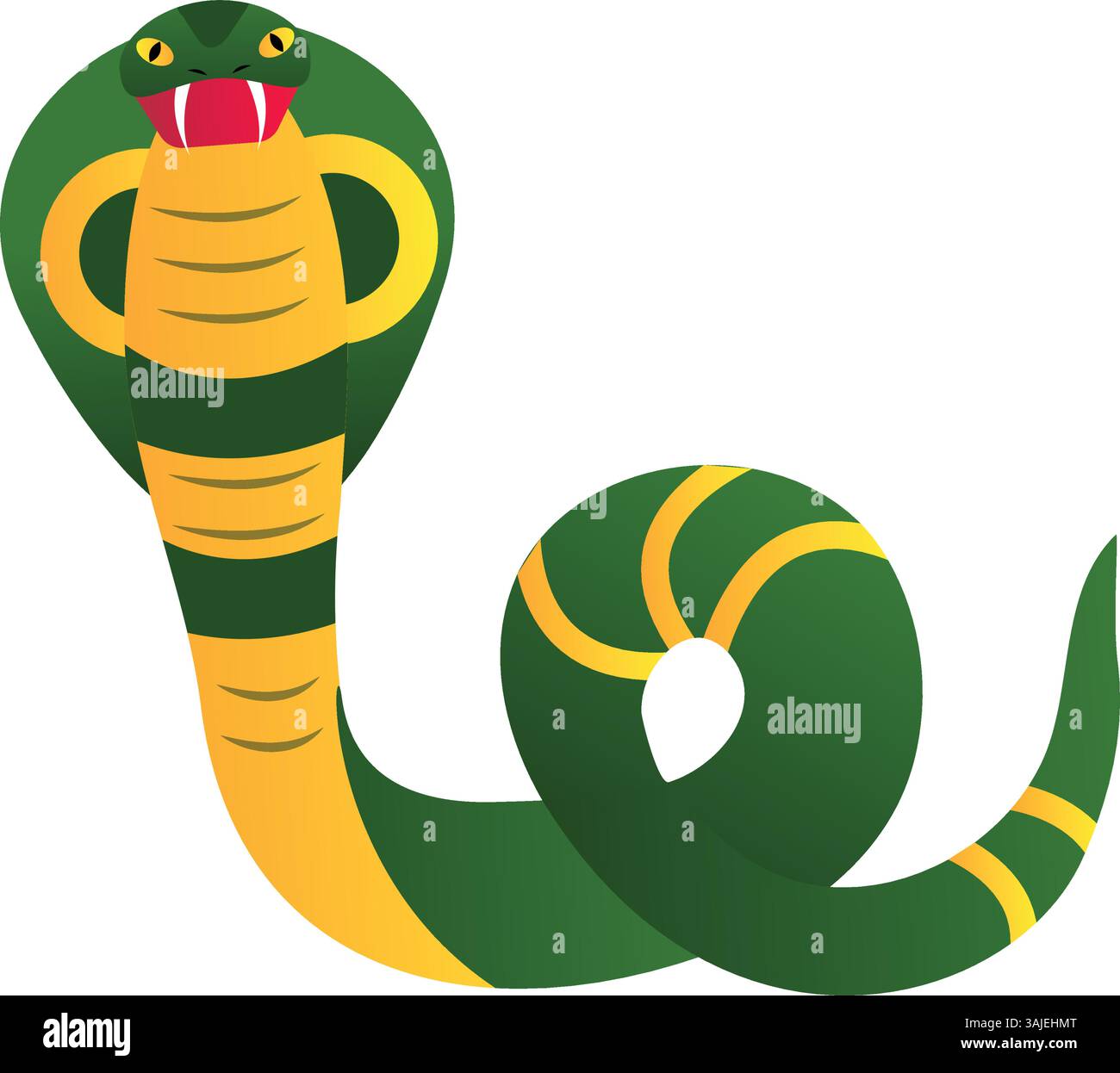 Nag Panchami vector flat illustration, isolated on the white background ...