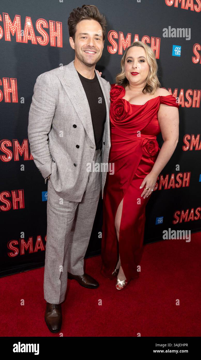New York, USA. 10th Apr, 2025. Ben Rappaport and Megan Kane attend ...