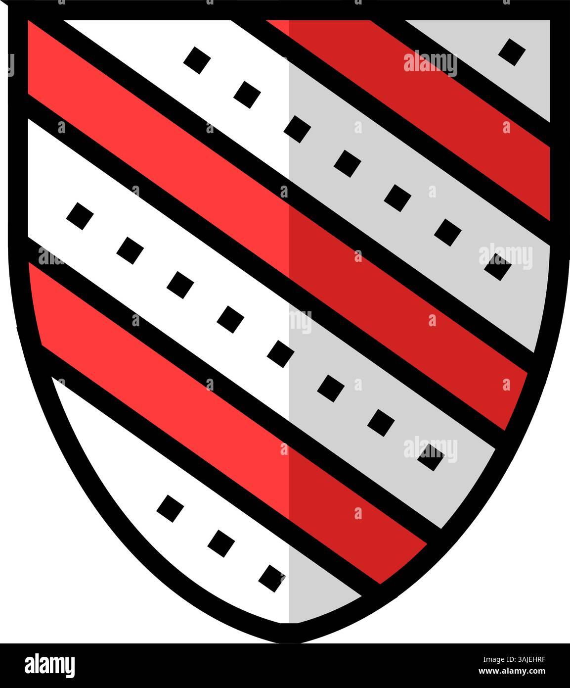 coat arms medieval heraldry color icon vector illustration Stock Vector ...