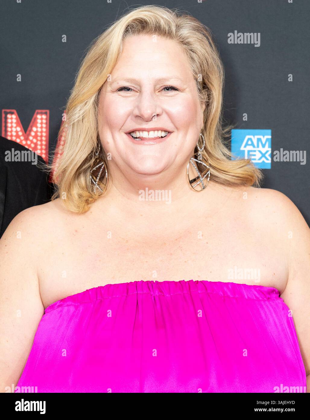 New York, USA. 10th Apr, 2025. Bridget Everett attends opening night of ...