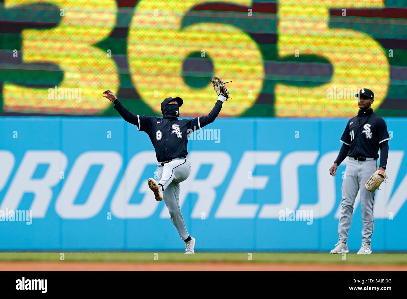 CLEVELAND, OH - APRIL 10: Chicago White Sox shortstop Jacob Amaya (8 ...