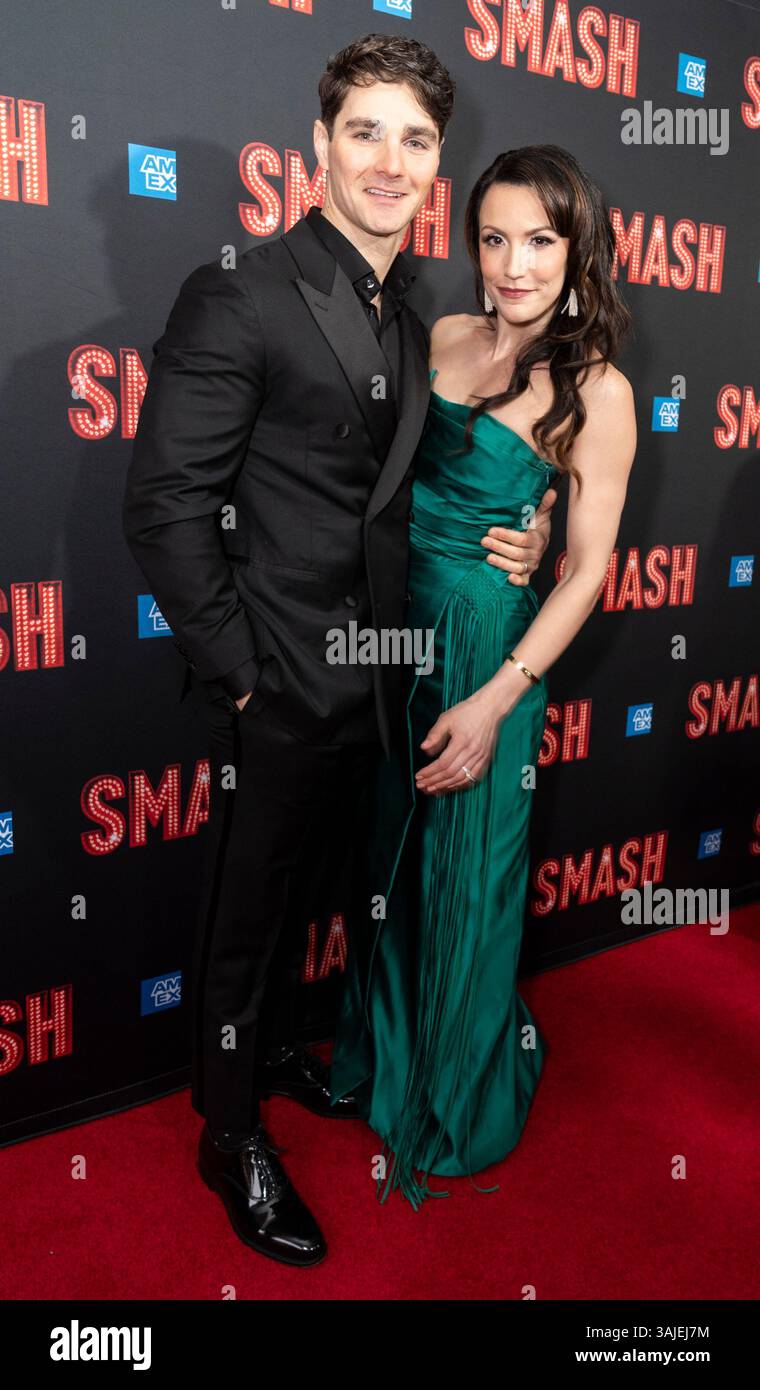 New York, USA. 10th Apr, 2025. Austin Colby and Caroline Bowman attend ...
