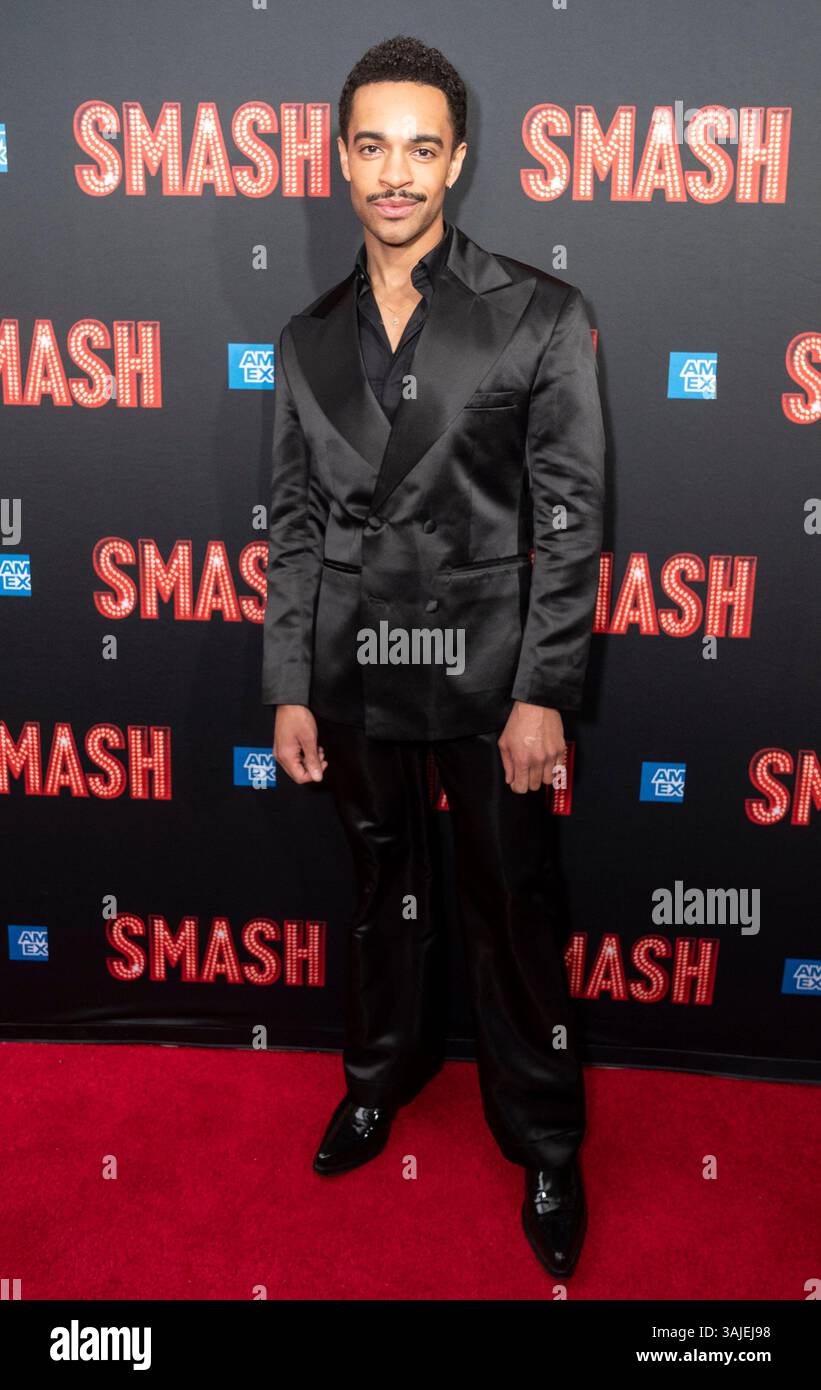 New York, USA. 10th Apr, 2025. Noah J. Ricketts attends opening night ...