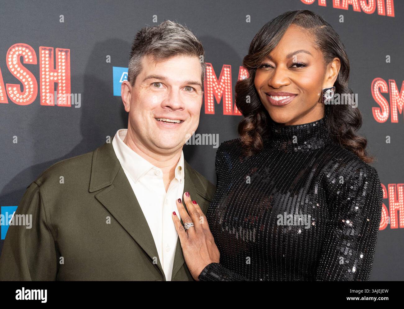 New York, USA. 10th Apr, 2025. Stephen Oremus and Jenny Laroche attend ...