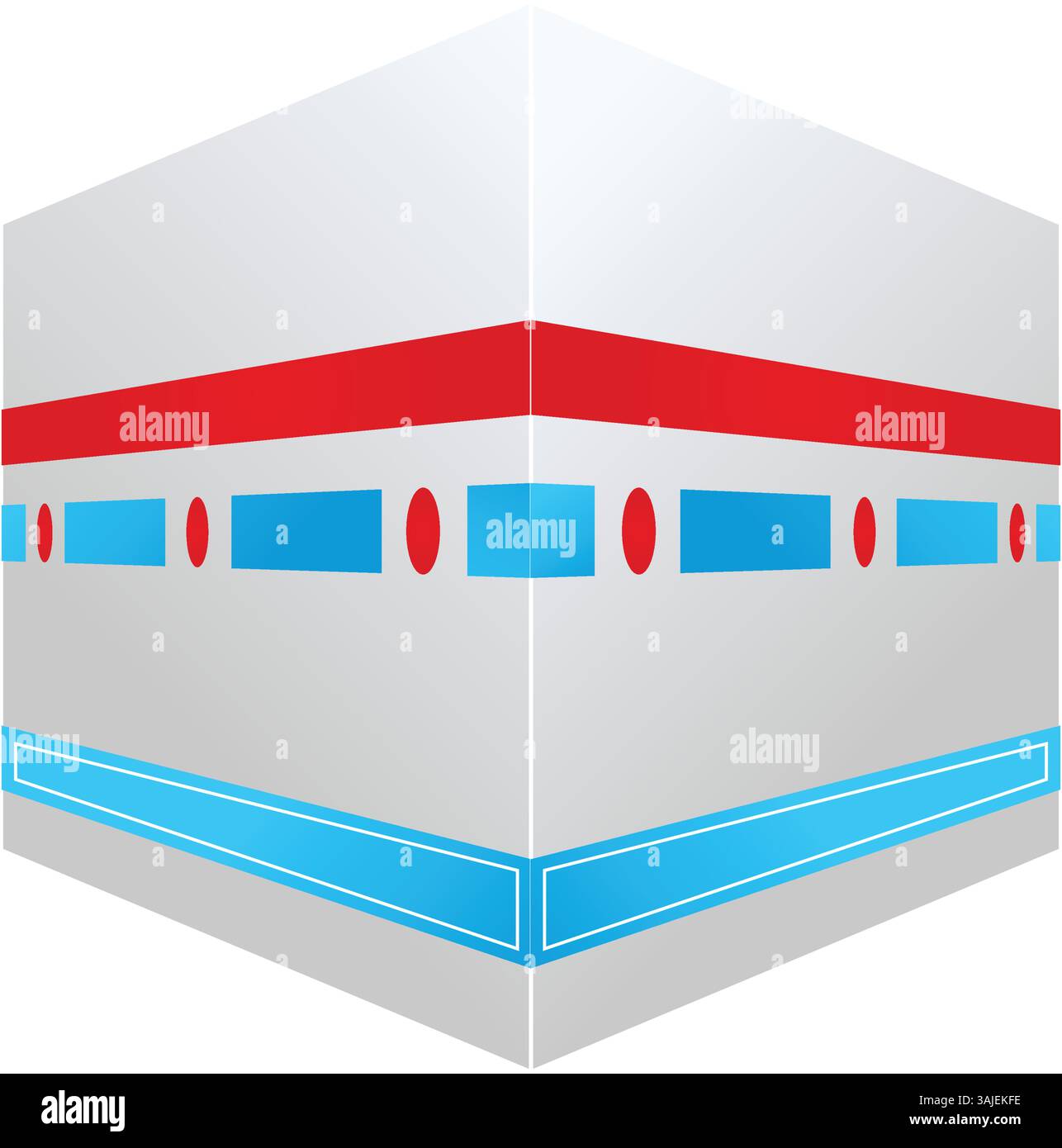 Hajj pilgrimage to Mecca with sacred rituals vector illustration Stock ...