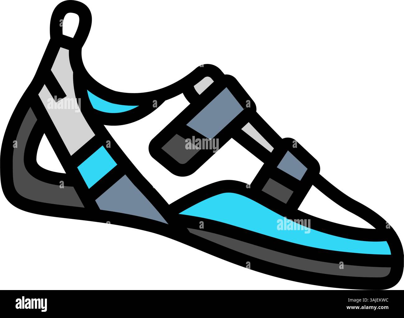 shoes rock climbing color icon vector illustration Stock Vector Image ...