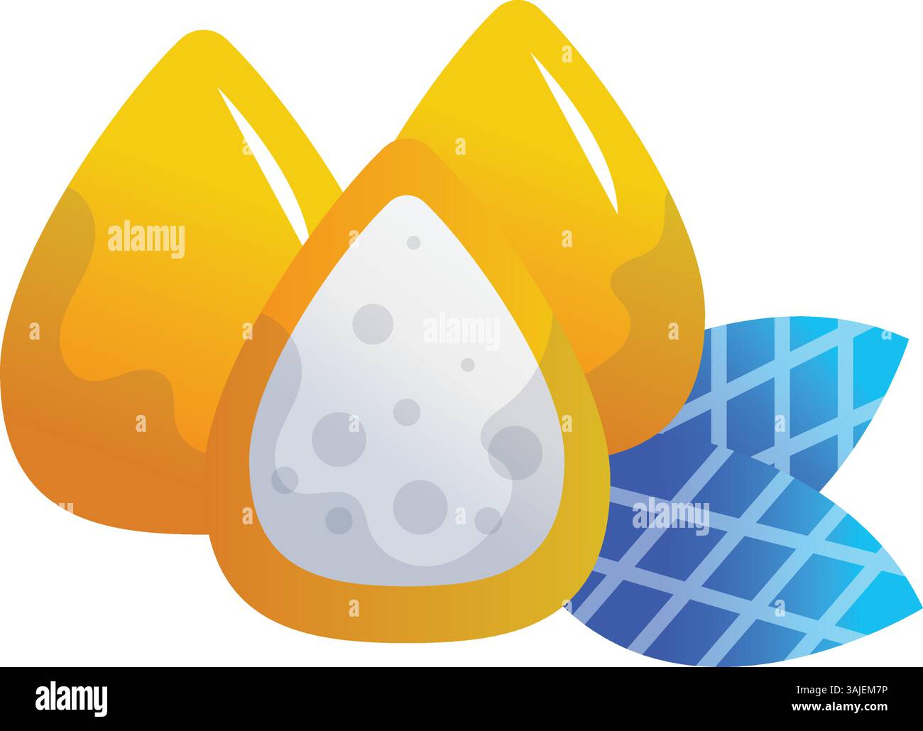 Coxinha Brazilian street food vector cartoon illustration Stock Vector ...
