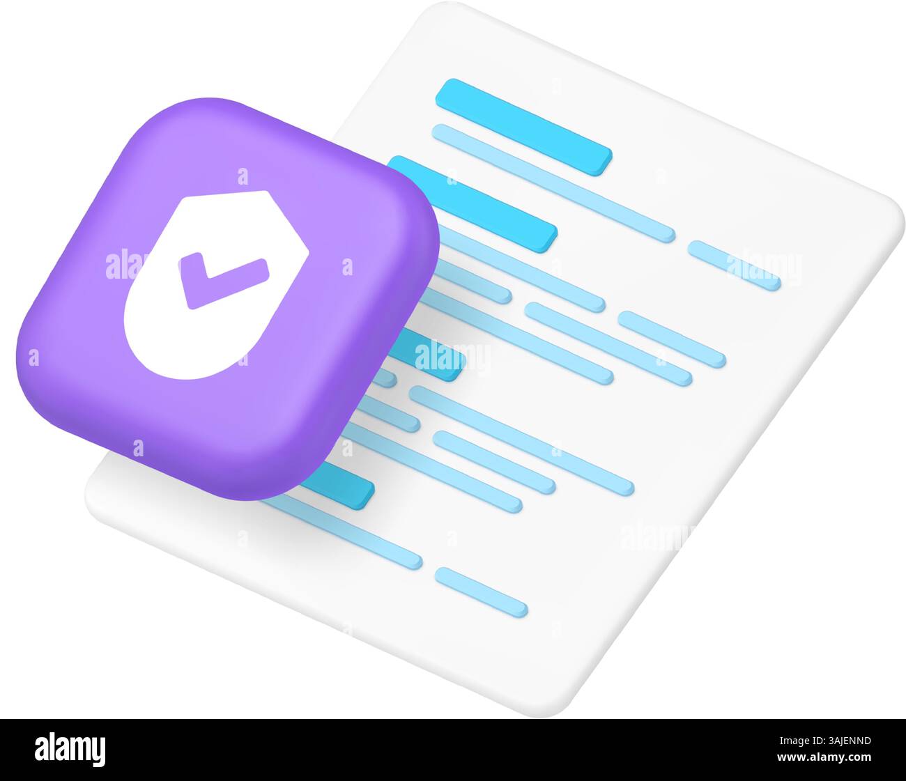 Contract agreement insurance legal form security protection check mark ...