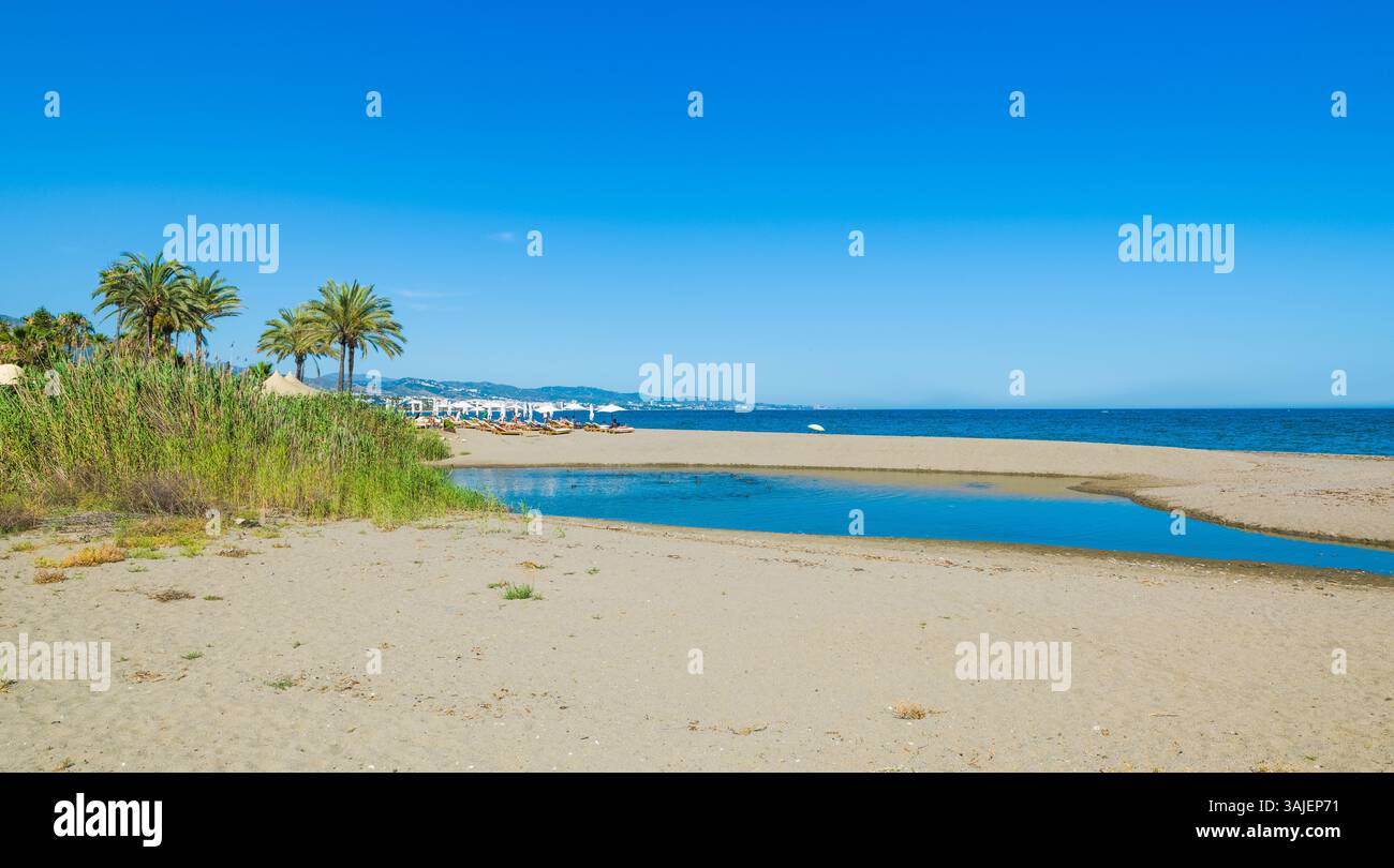 Playa de Rio Verde, Marbella, Andalusia, Spain, Europe Stock Photo - Alamy