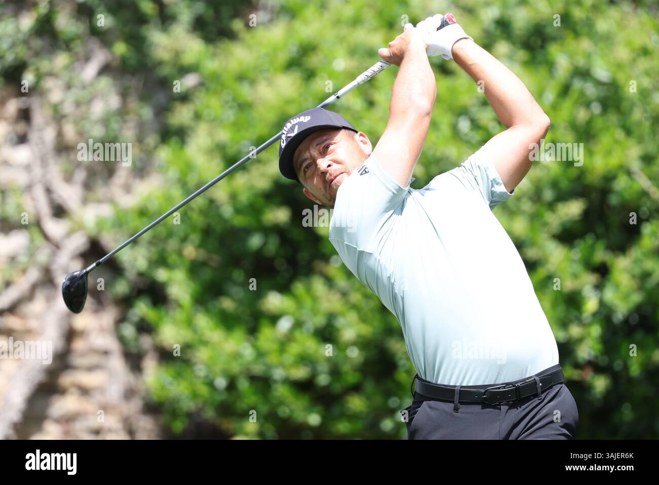United States' Xander Schauffele during the day 1 of the 2025 Masters ...