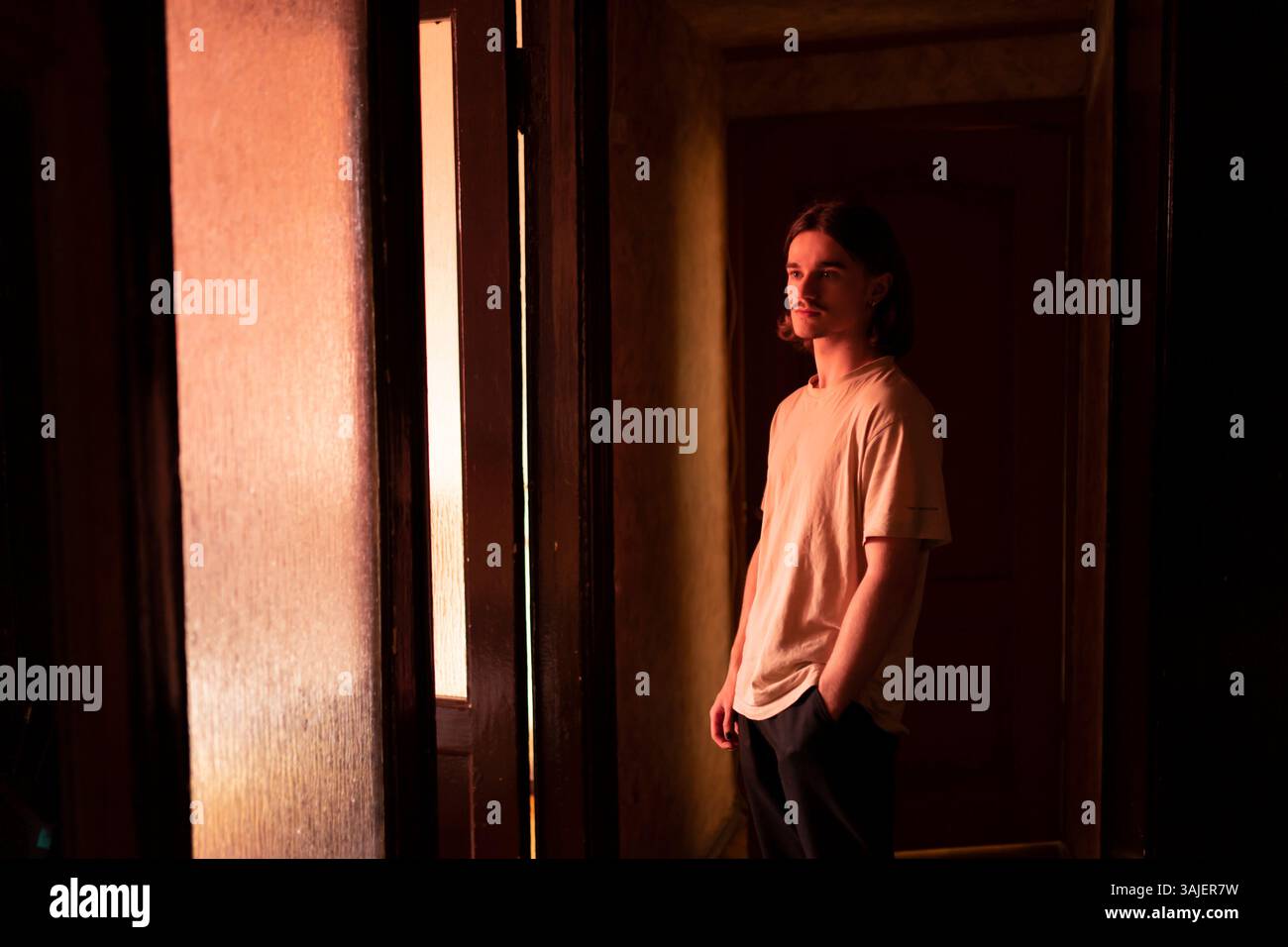 Emotional young male person hi-res stock photography and images - Alamy