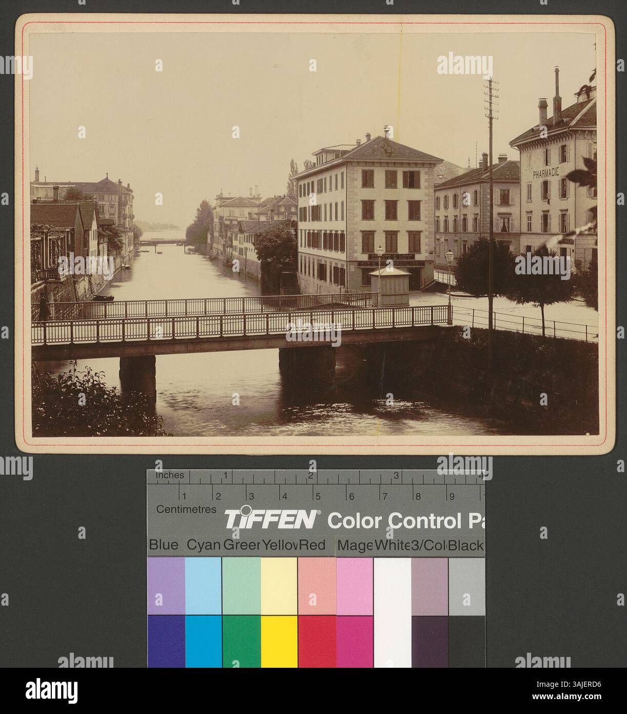 Captured by Robert Breitinger in 1889, this photograph depicts a view ...