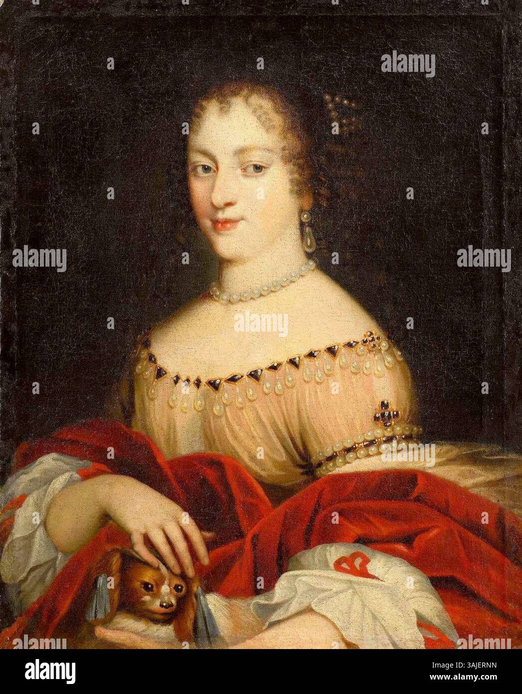 This 18th-century portrait from the School of Pierre Mignard depicts ...