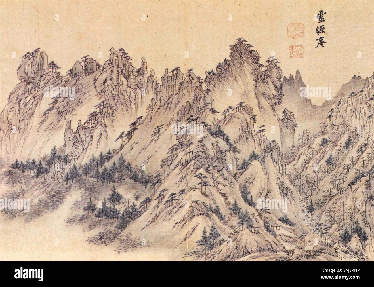 The 1788 album by Kim Hong-do showcases the varied landscapes of Mt ...