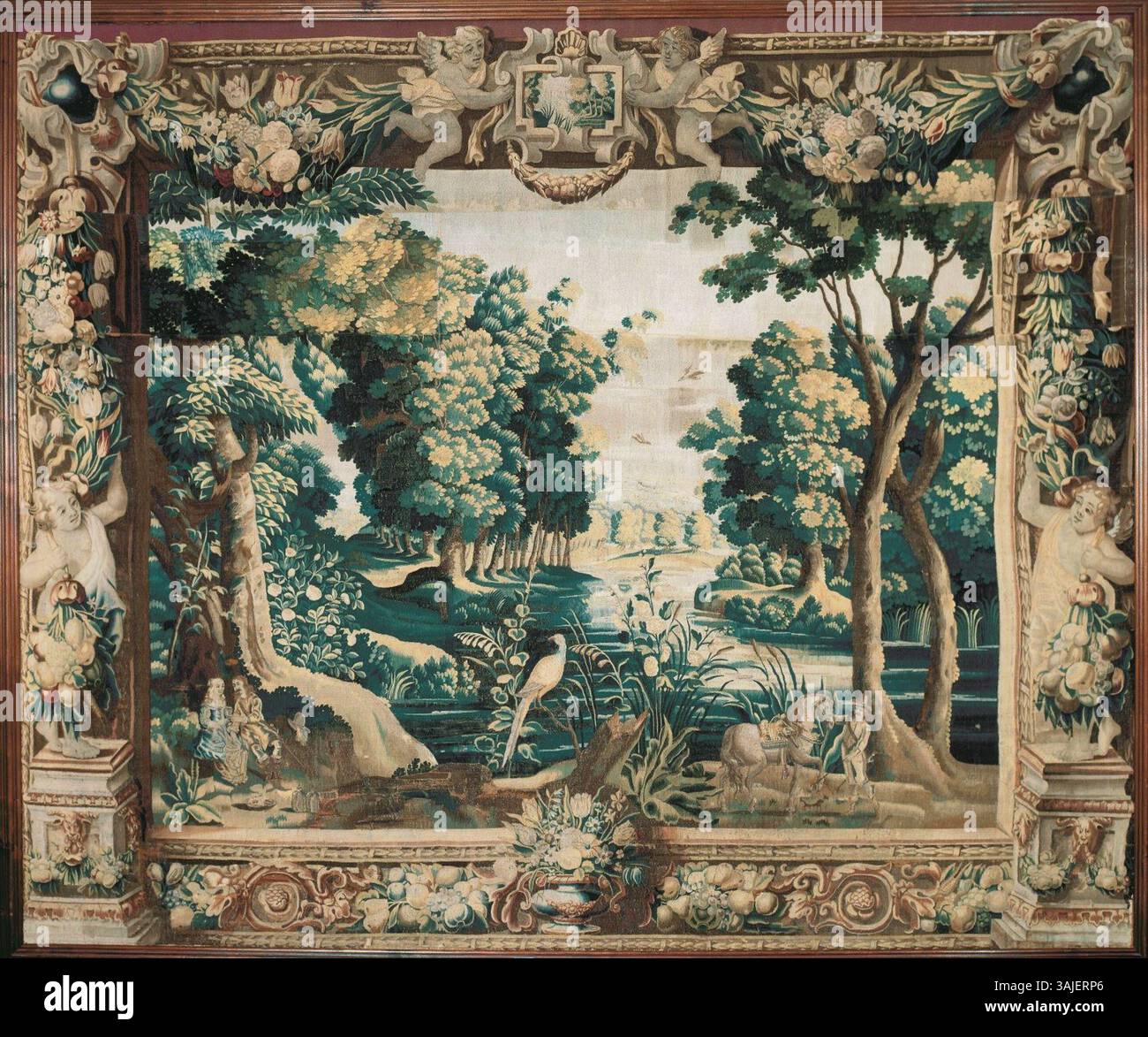 This early 17th-century tapestry, displayed in the Ptuj Ormo Regional ...