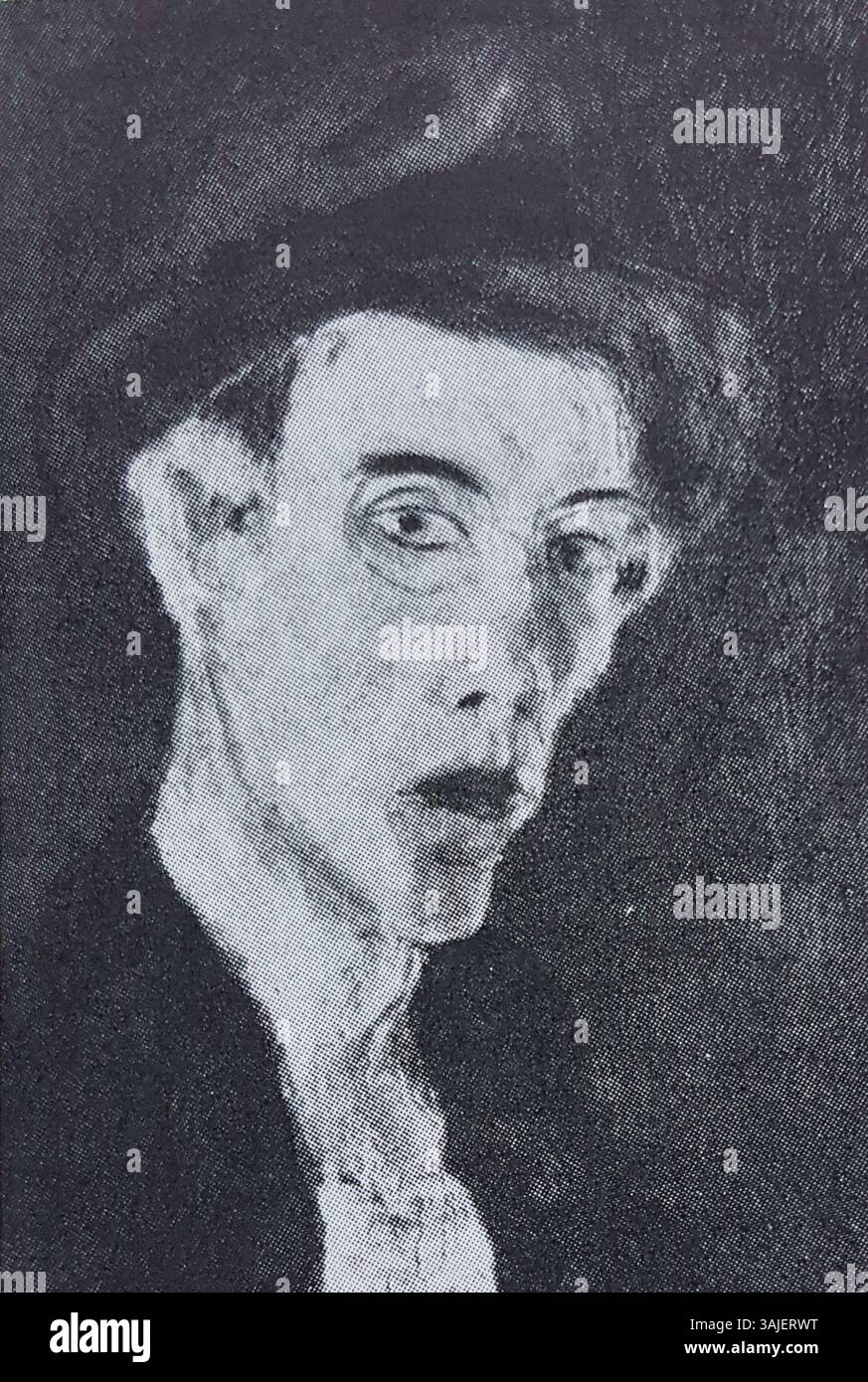 Self-portrait painted by Ivan Ivarson in 1924, housed at the Gothenburg ...