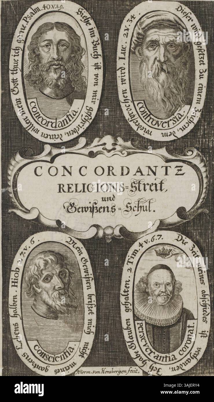 Portrait of Franz Simon by Hieronymus von Hensbergen, a copper ...